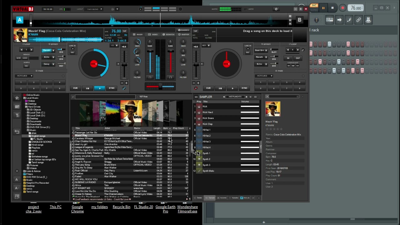 Remixing K'naan's Wavin' Flag Using Only Defualt Plugin's In Basic808 ...