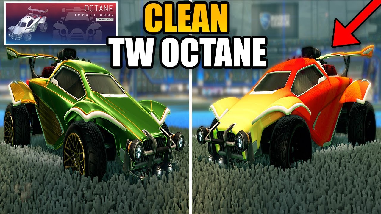 CLEAN Titanium White Octane Designs in Rocket League 2022 - WHITE ...