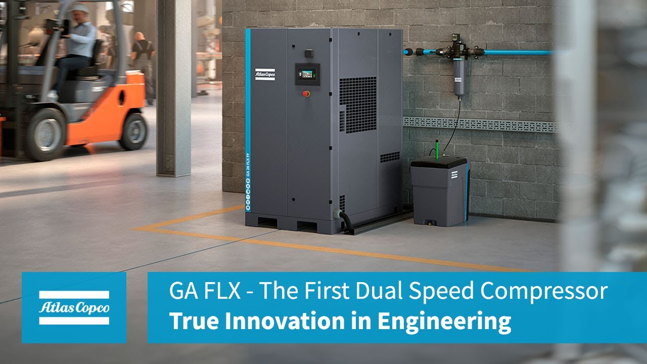 Atlas Copco | GA FLX - The First Dual Speed Compressor | True ...