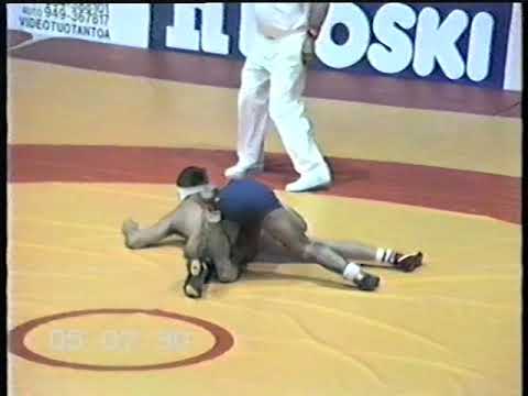 1990 gençler avrupa68  kg fatih özbaş Çek müsabakası#wrestling #güreş