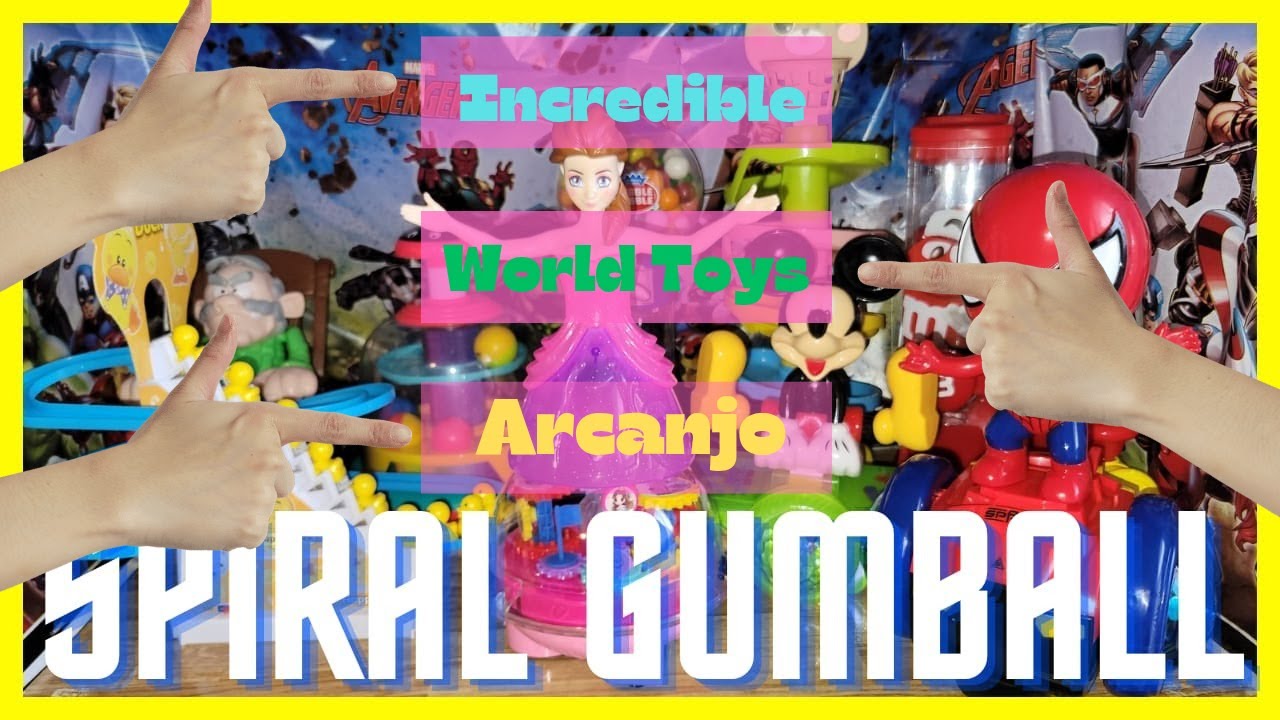 SPIRAL GUMBALL MAGIC 🎉 TOYS & CHILDHOOD WORLD FUN 🌈🎠 LIVE! - YouTube