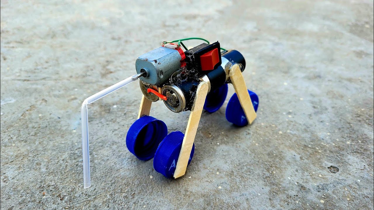 How To Make Mini Robot🤖 #diy #exeperiment - YouTube