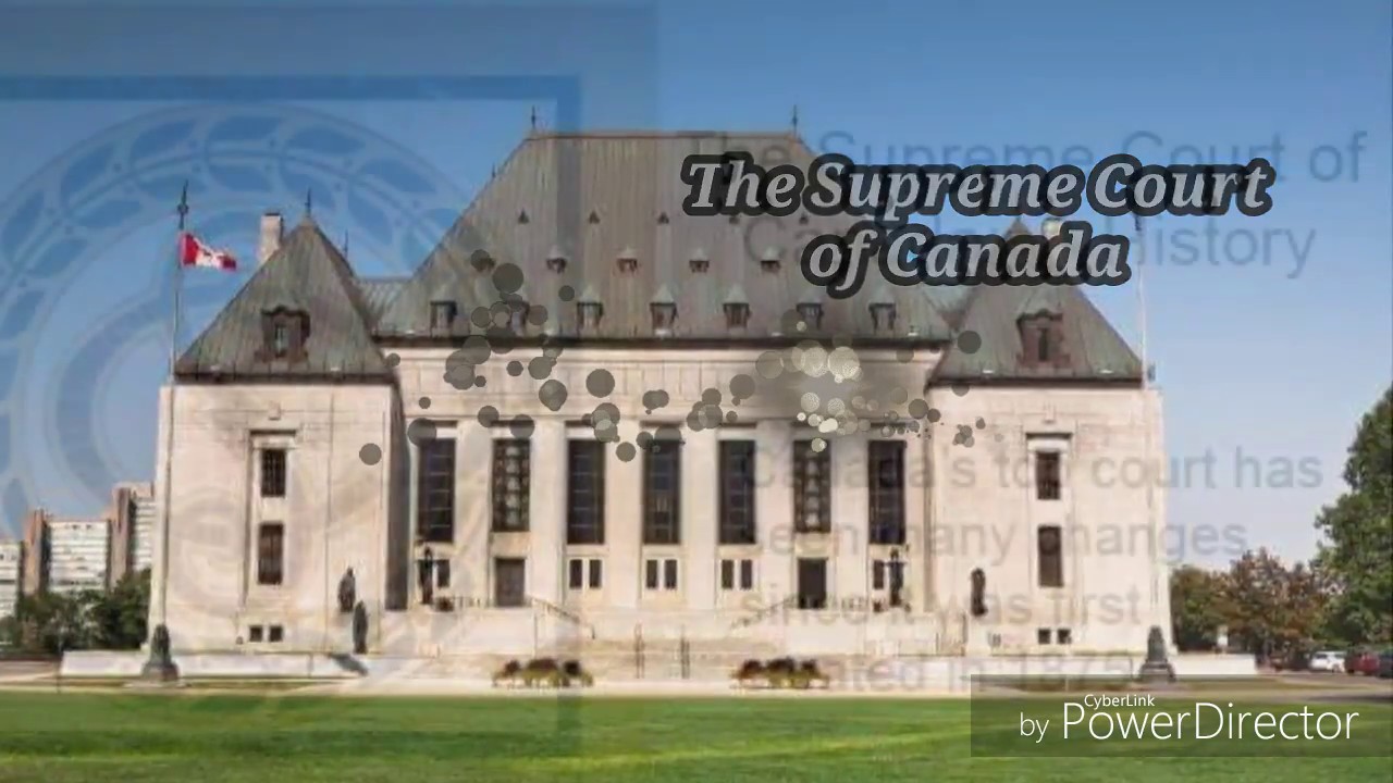 The Supreme Court of Canada - YouTube