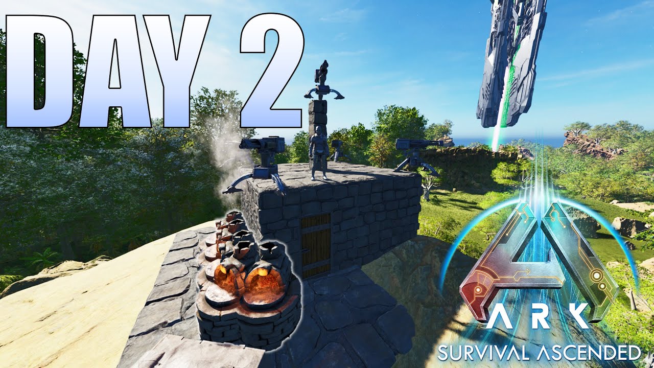 Going Duo Day 1 On Ark Ascended! PvP and Base Progression | Ark ...