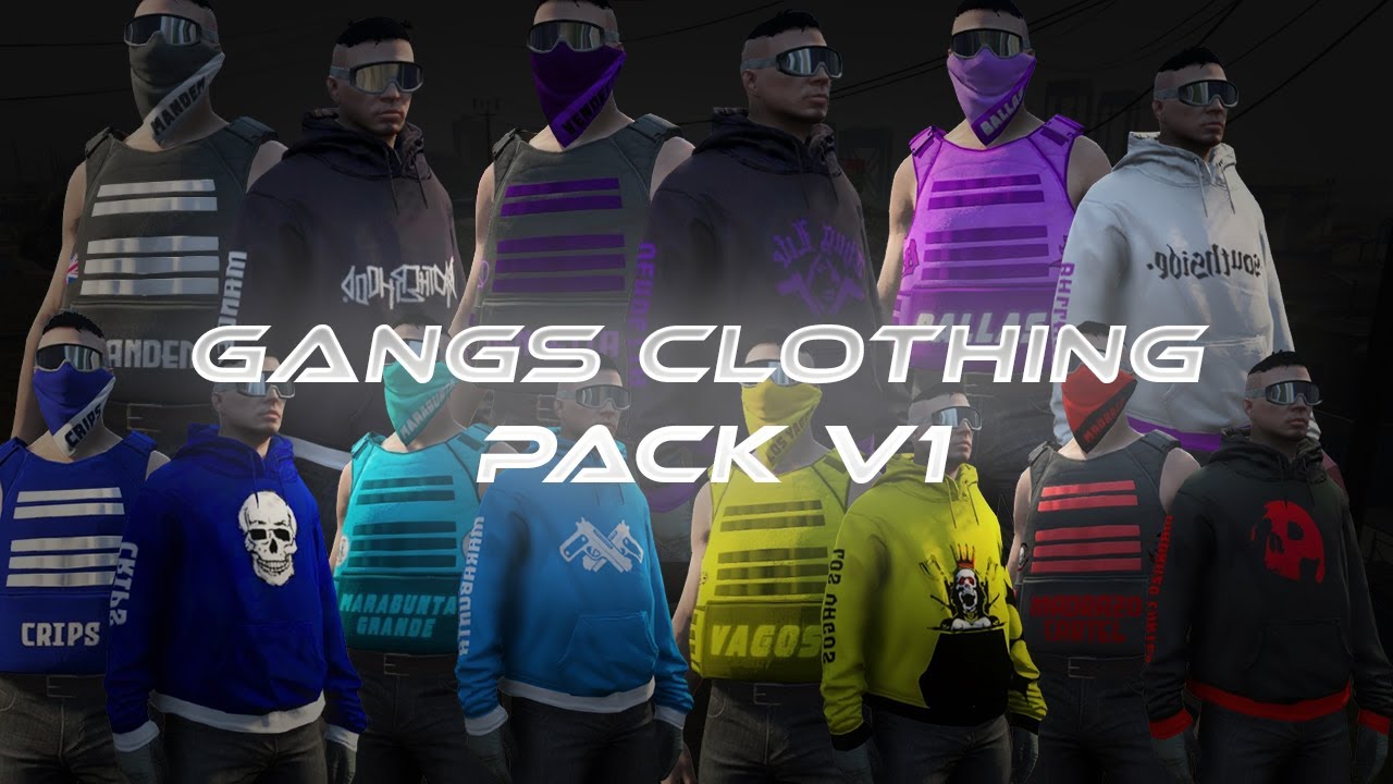GANGS CLOTHING PACK V1 | CRUX - YouTube
