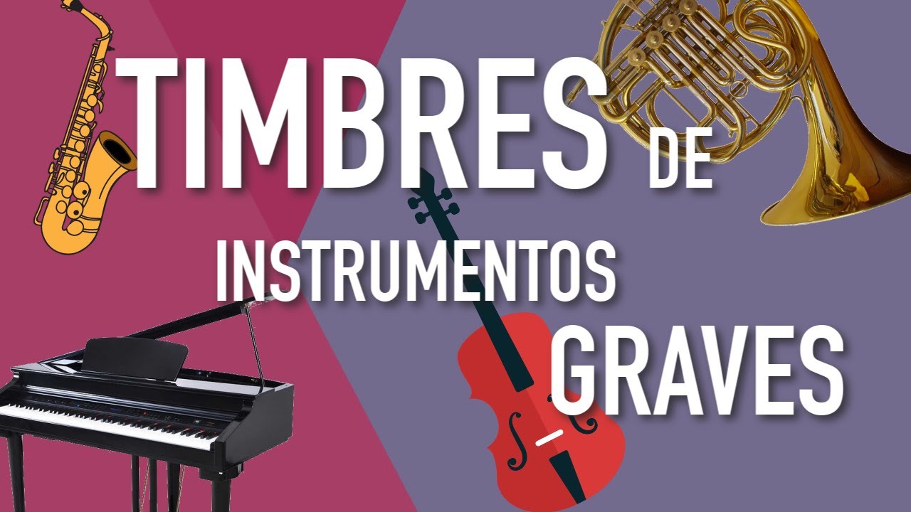 Timbres Musicales (instrumentos que leen en clave de fa) - YouTube