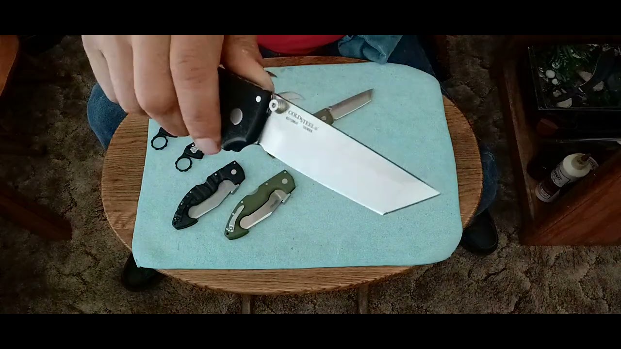 Stiletto's 4 Inch Blade Video Series Part 7 Black Talon 2 & Spartan ...