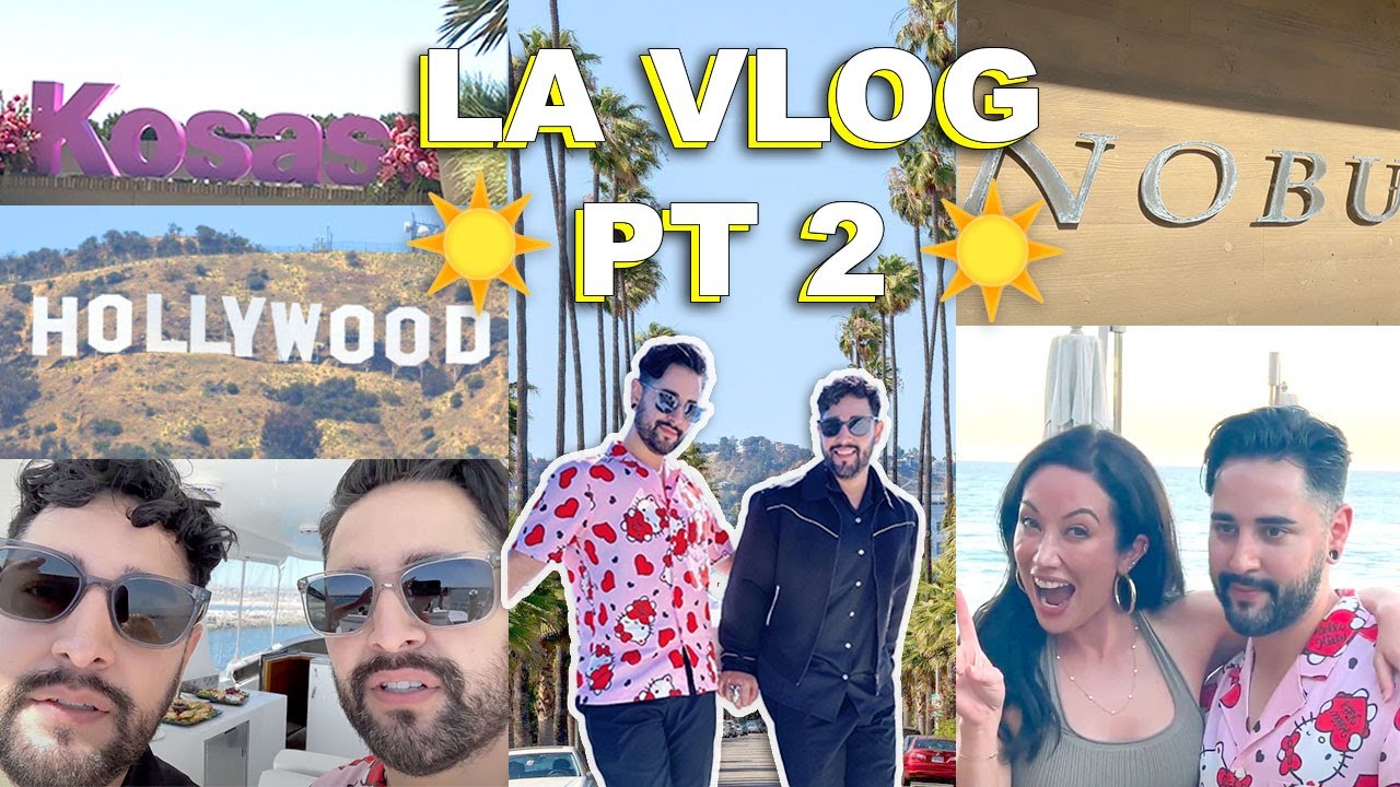 TOURING LOS ANGELES ! LA Vlog Part 2 💜🖤 The Welsh Twins - YouTube