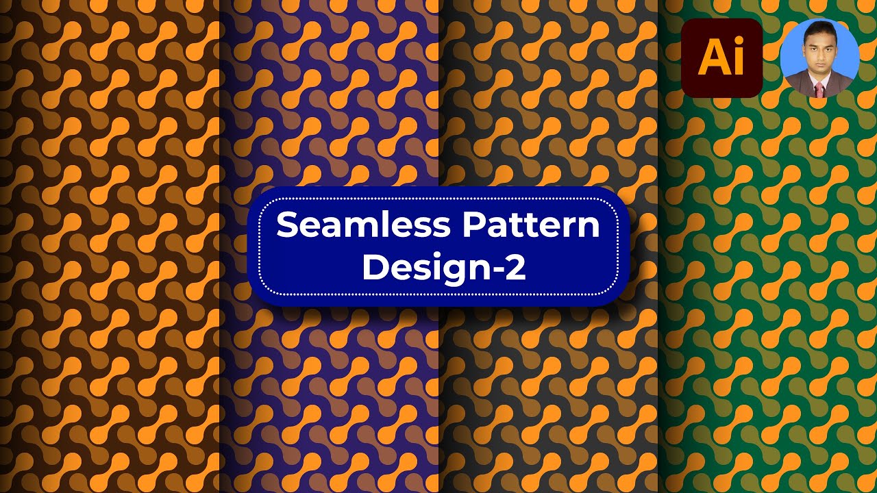 Create Seamless Pattern Background Design in Adobe Illustrator Free ...