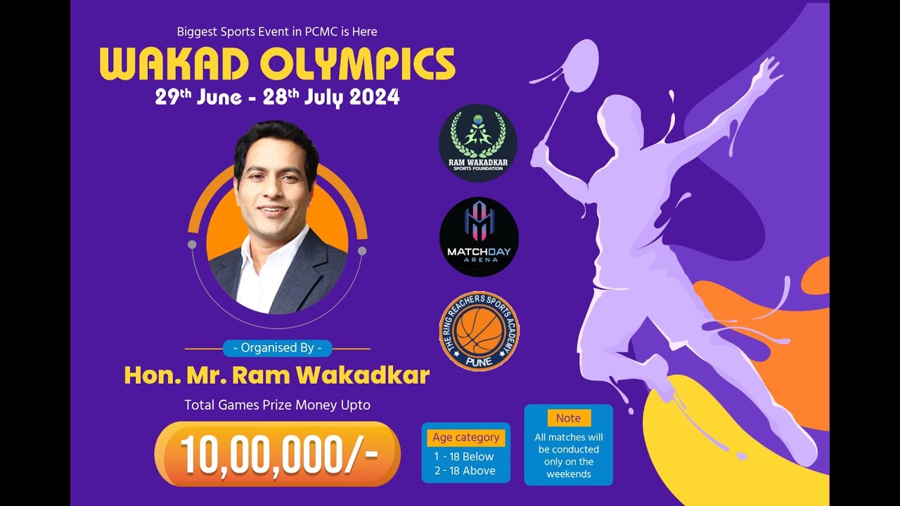 Day 1 || Wakad Olympics - 2024 || Match Day Arena || Wakad || Pune ...