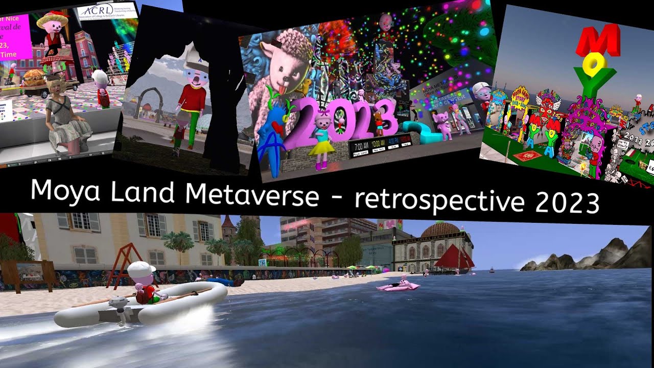 the 2023 retrospective of the Moya Land metaverse by French artist ...