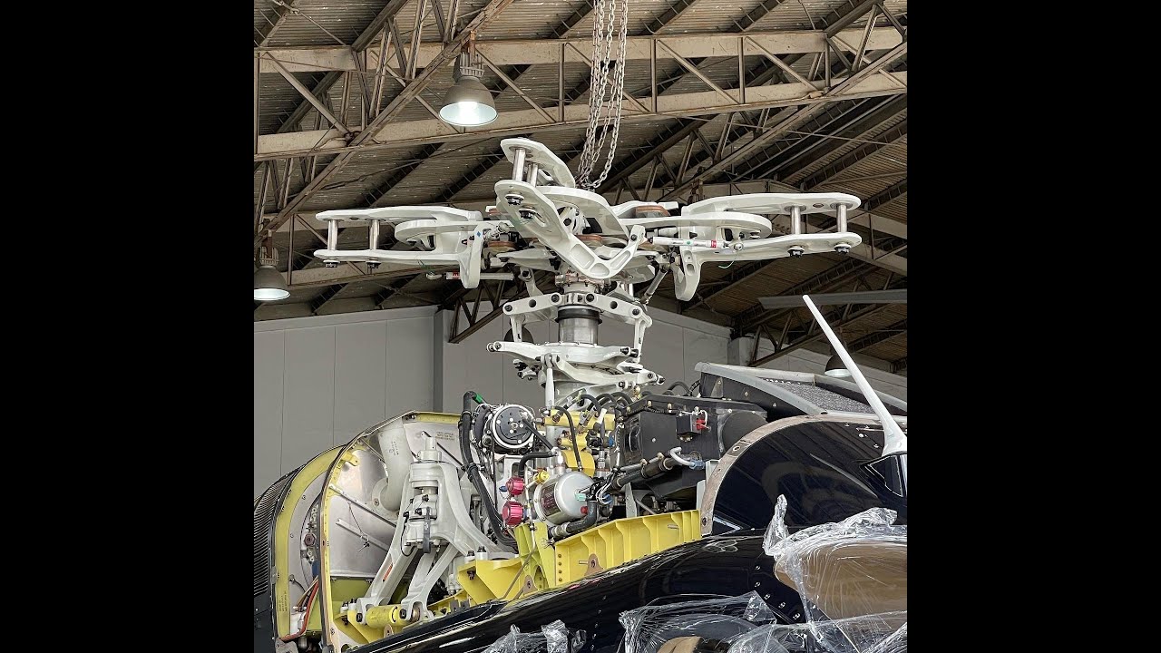 Bell 429 Main Rotor Hub Installation & Track and Balance #aviation ...