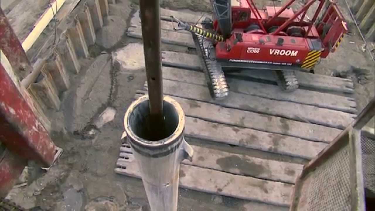 Vibro combo piles - Vroom Foundation Technology - YouTube