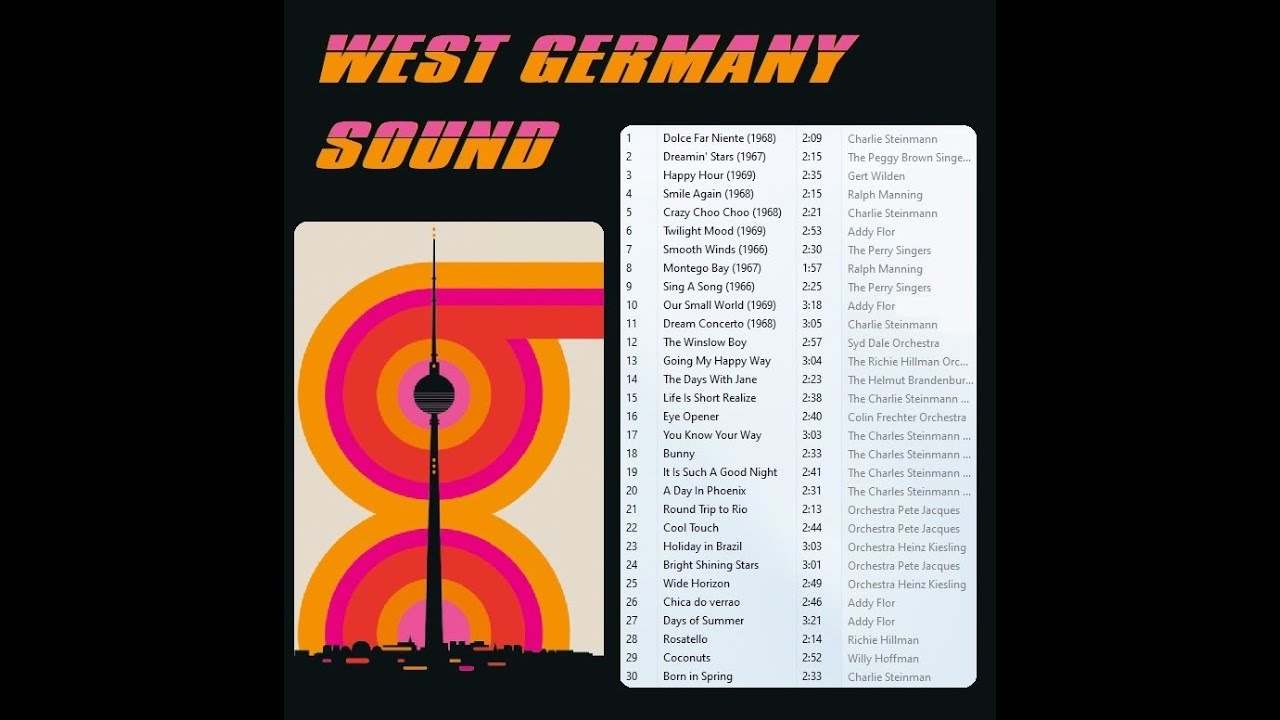 West Germany Sound (Happy & Easy Listening from 60s & 70s) - YouTube