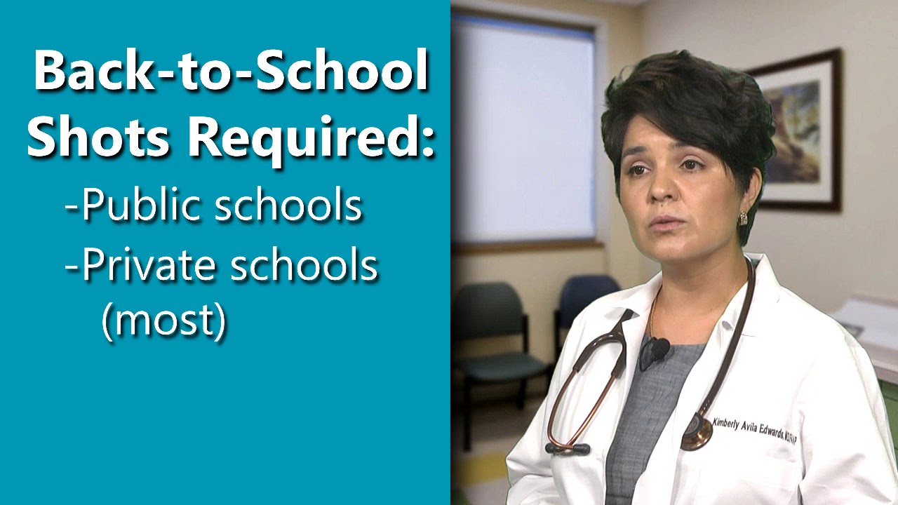 Protect Your Child; Time for Back-to-School Shots! - YouTube