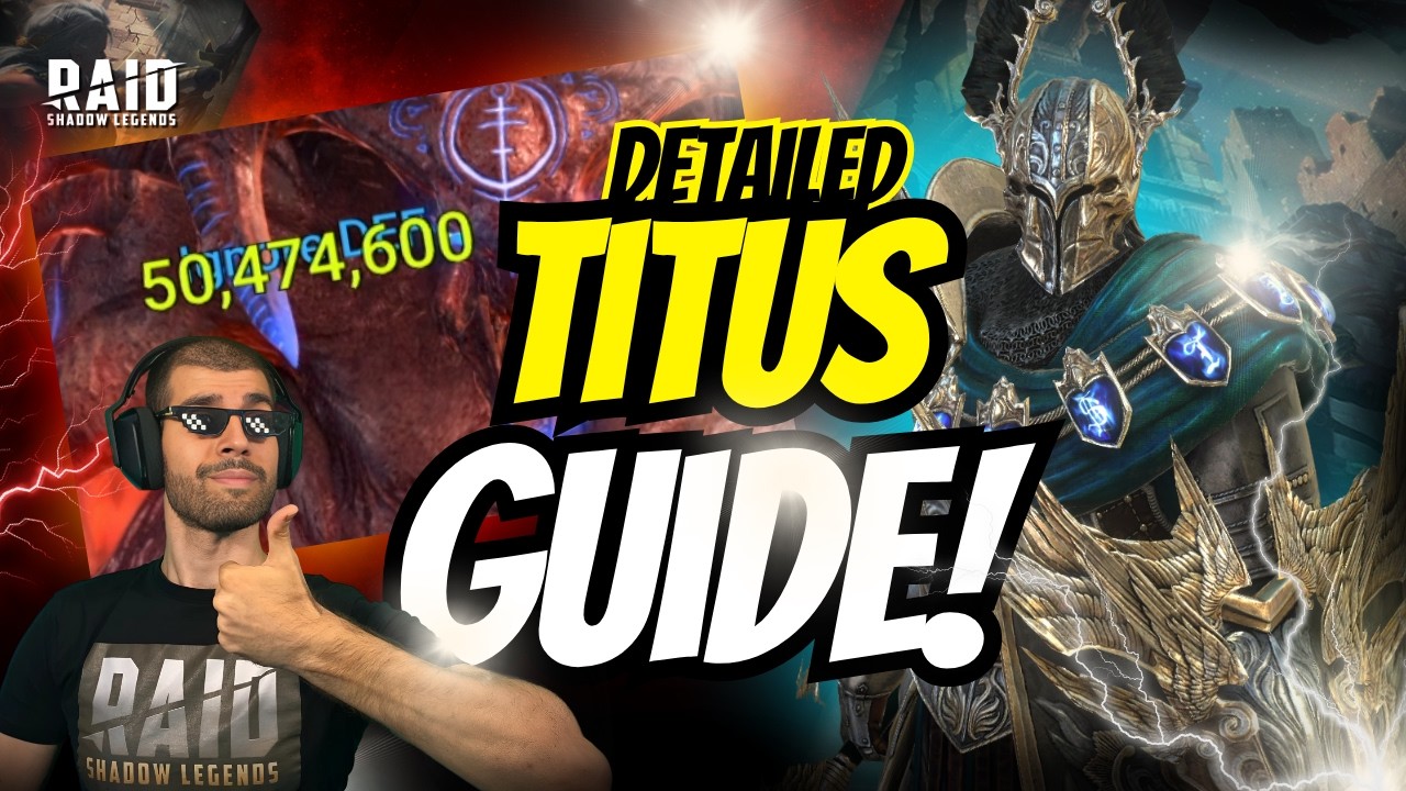 ⚔️ HOW TO BUILD TITUS for MASSIVE DAMAGE! 💀 Full Damage Build Guide ...