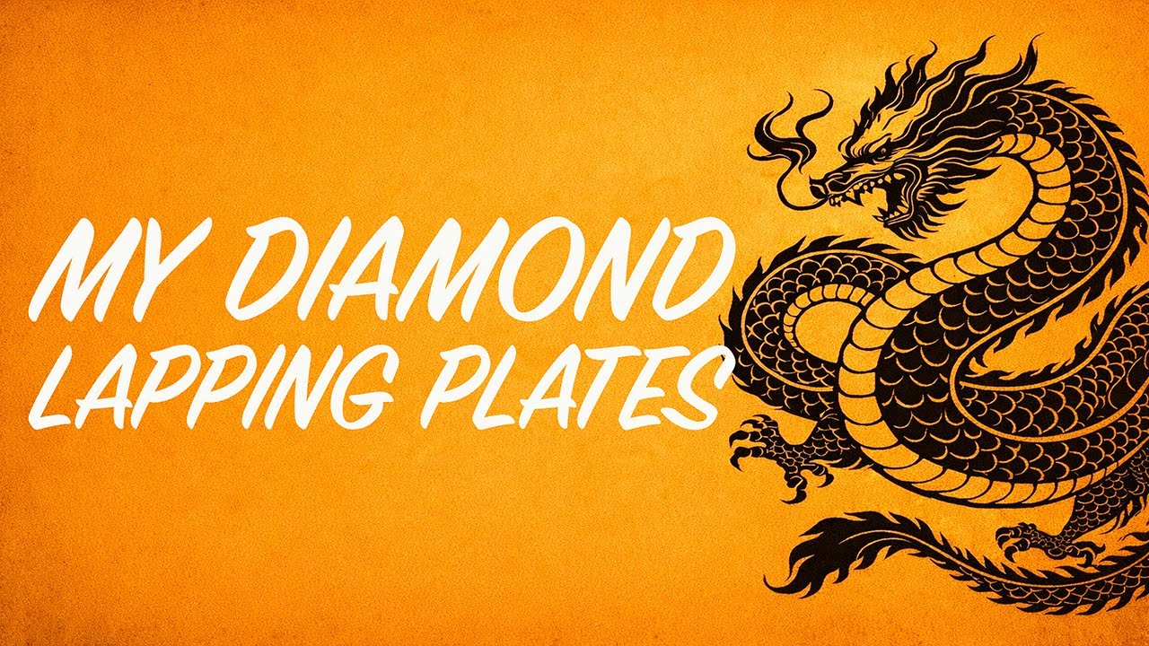 Flattening Japanese Stones with the Shapton Diamond Glass Lapping Plate ...