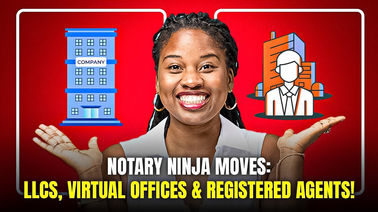 Notary Ninja Moves: LLCs, Virtual Offices & Registered Agents! - YouTube