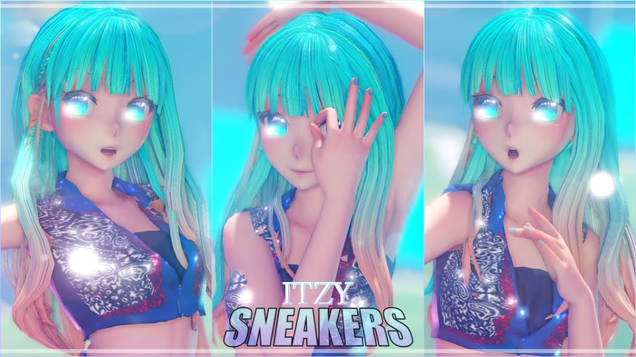 [MMD/DL] ITZY - Sneakers (short) - YouTube