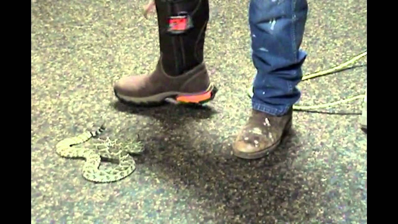 Bushnell Footwear Snake Testing - YouTube