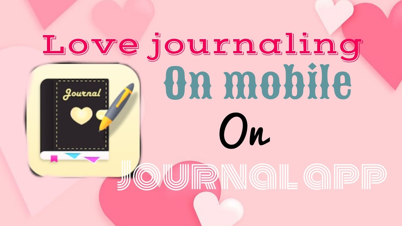 love journaling digitally on journal app for free - YouTube