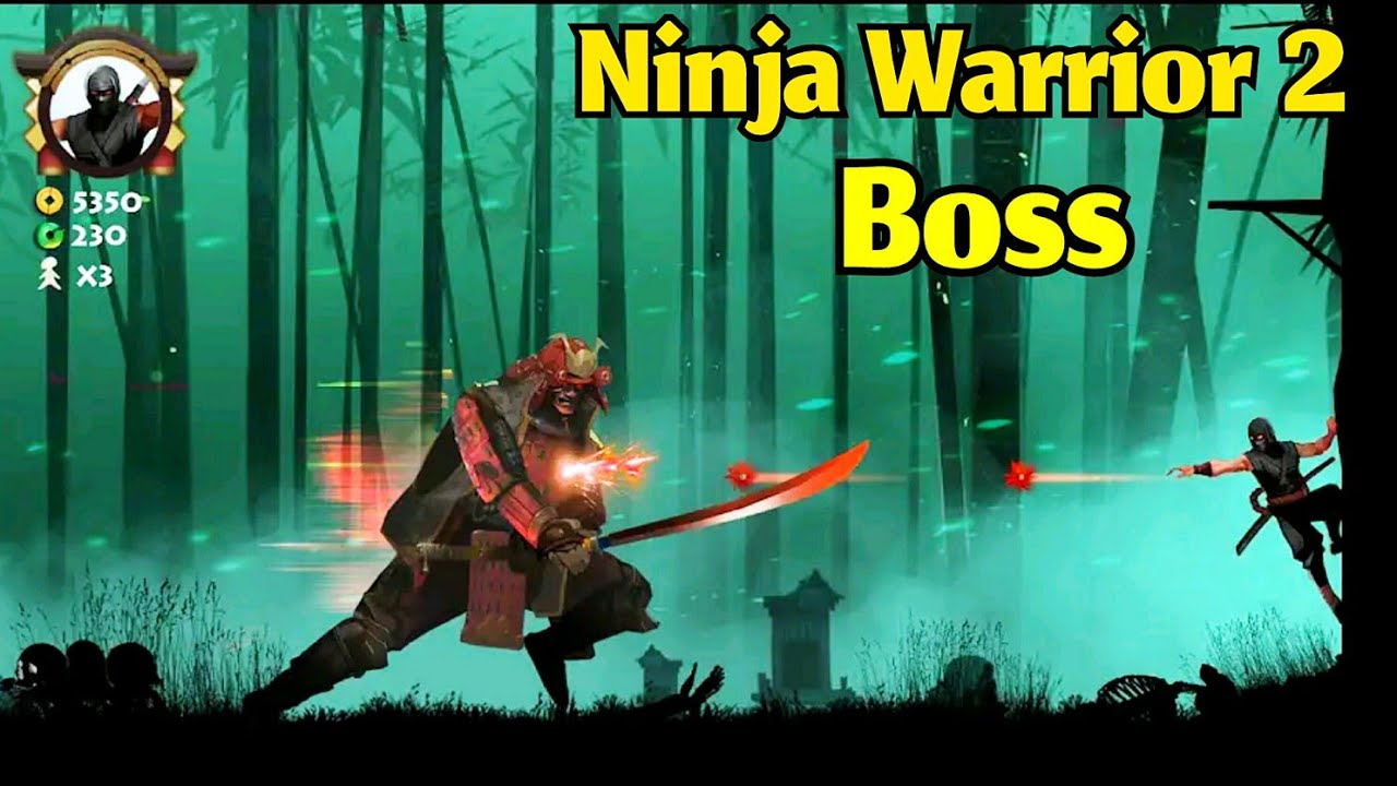 Ninja Warrior 2 Boss Fight (Easy) | Zone 1 & Zone 2 final boss | Ninja ...
