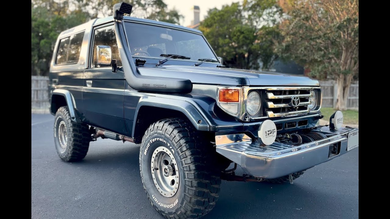 Toyota Land Cruiser HZJ73 Walk Around and System Check - YouTube