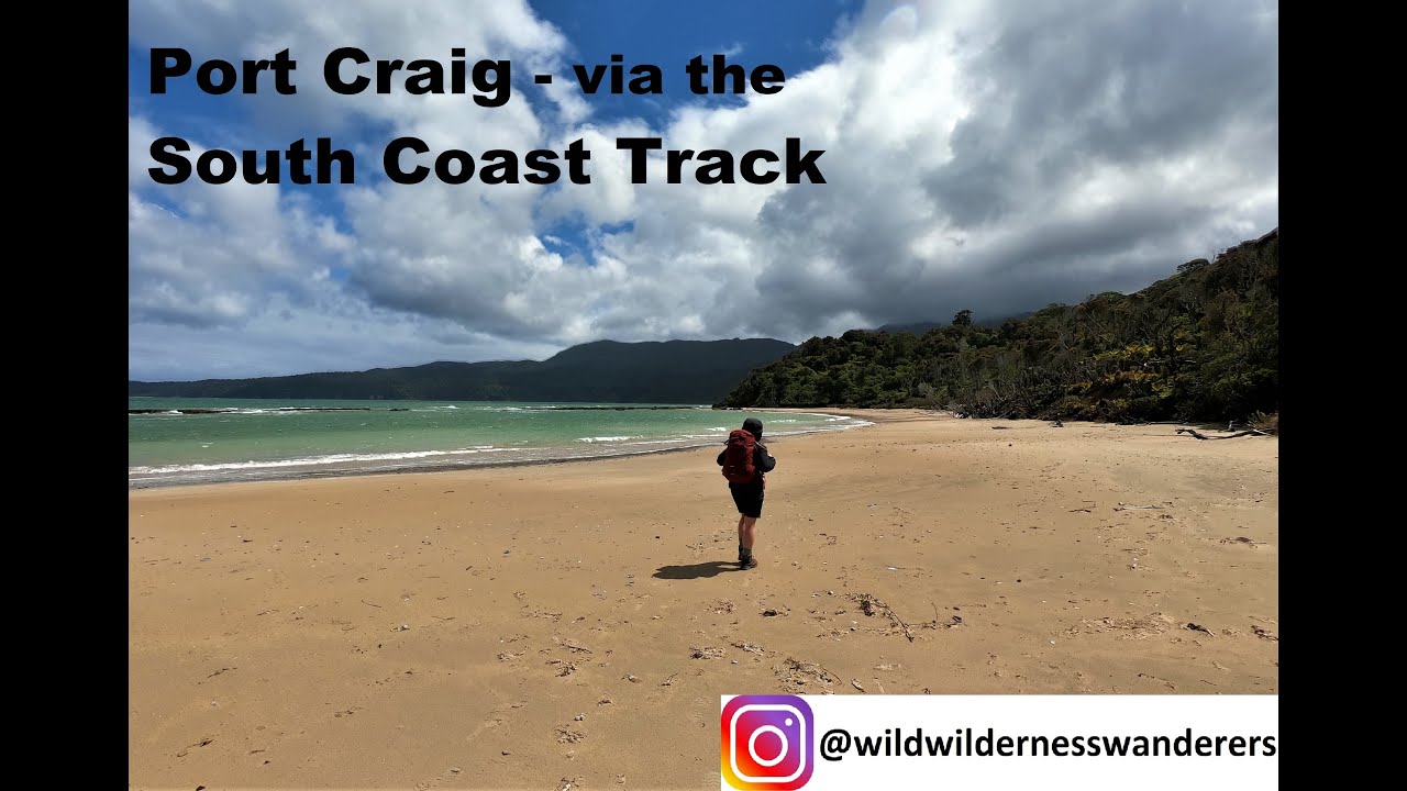 South Coast Track - Port Craig: Hiking New Zealand - YouTube