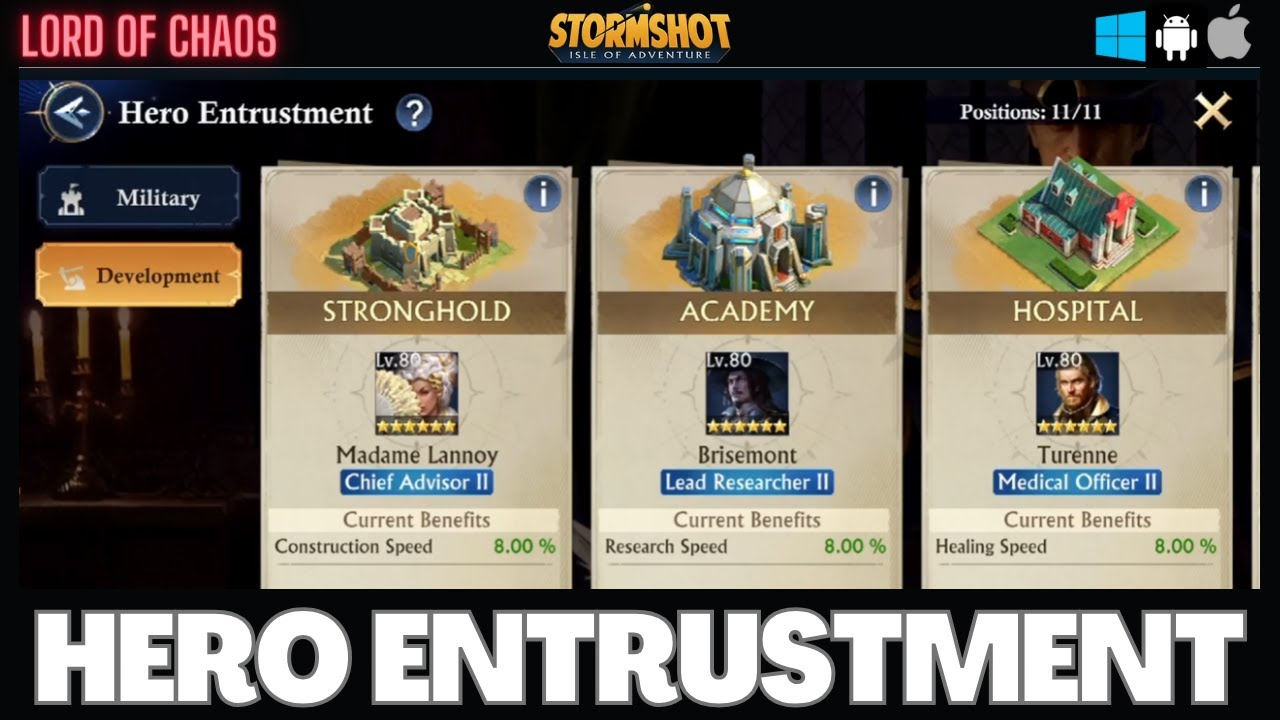 Stormshot Taking ADVANTAGE of Hero Entrustment Benefits - YouTube