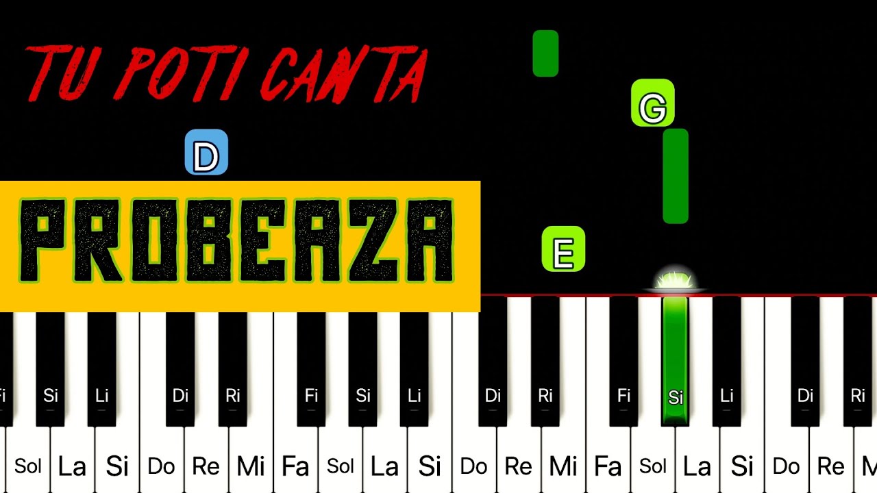 [TU POTI CANTA] In the Hall of the Mountain King USOR | TUTORIAL PIAN ...