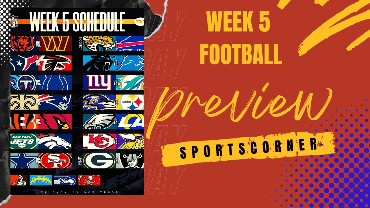 NFL week 5 preview and predictions - YouTube