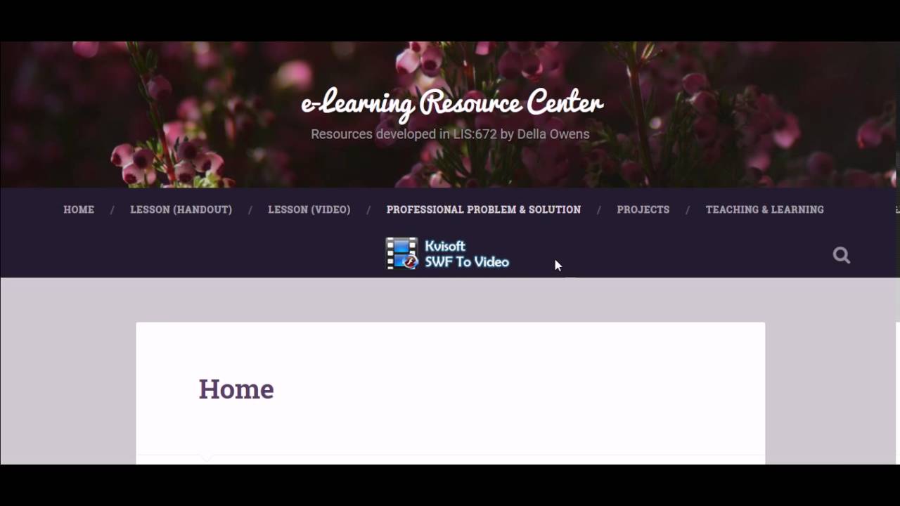 Welcome to my E-Learning Resource Center - YouTube