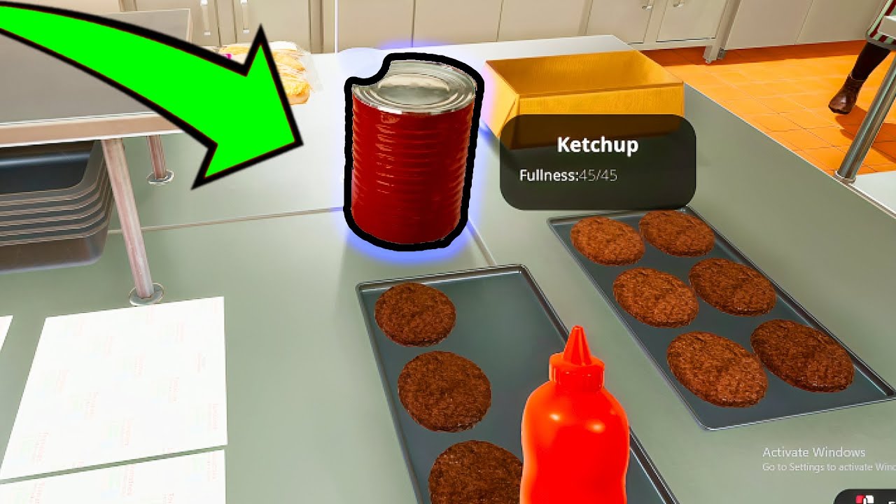 How To Fill And Use Ketchup In Fast Food Simulator - YouTube
