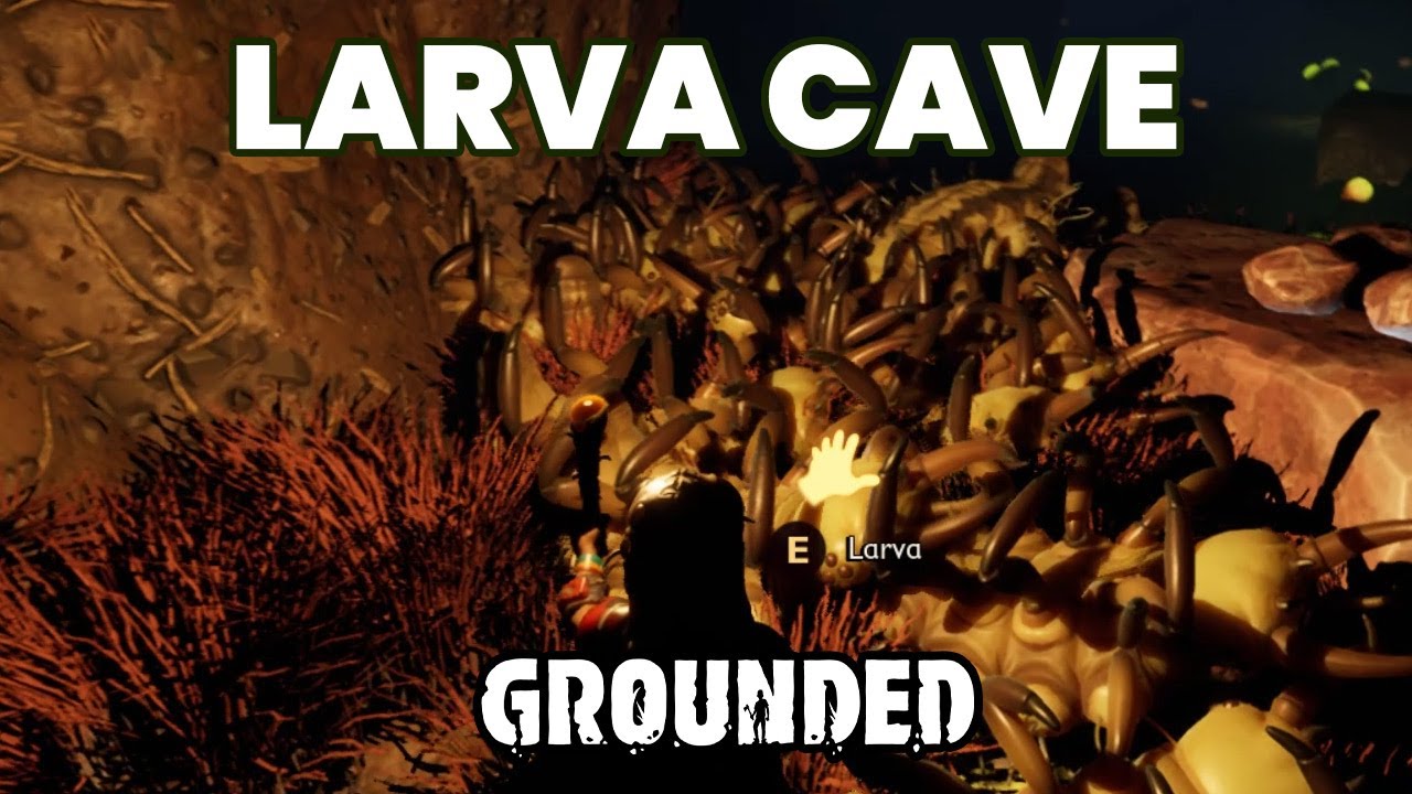 Larva Secret Cave GROUNDED - Larva Infested Underground Cave - YouTube