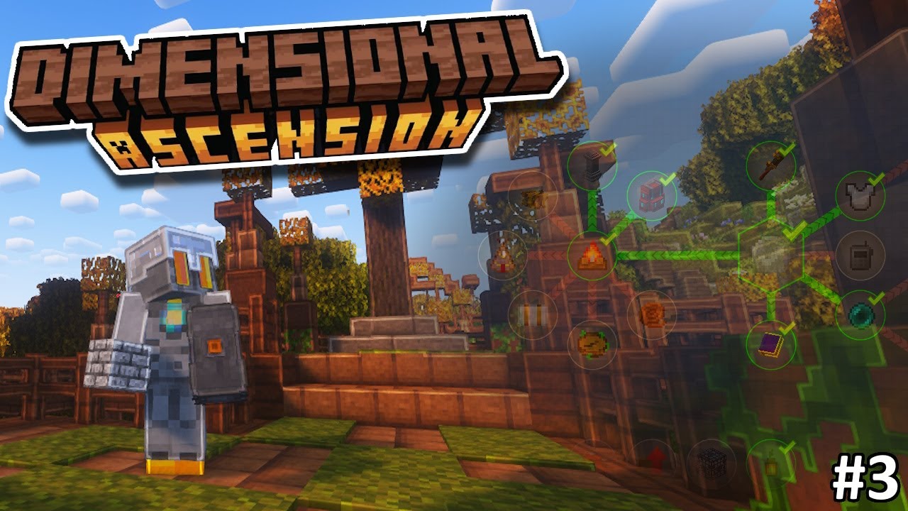 Beginning to develop THE KINGDOM in Dimensional Ascension! | [Ep: 3] | LIVE VERSION | #minecraft ...