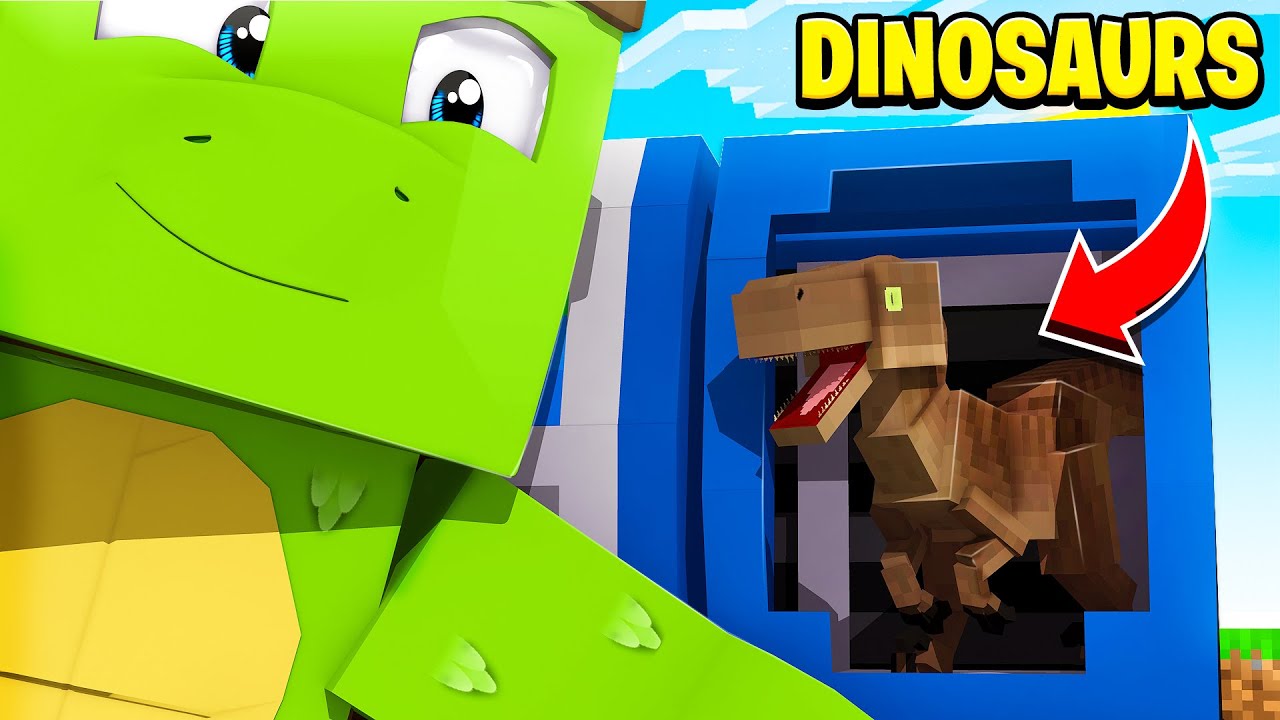 CREATING OUR FIRST DINOSAURS! - Minecraft Dinosaurs #2 - YouTube