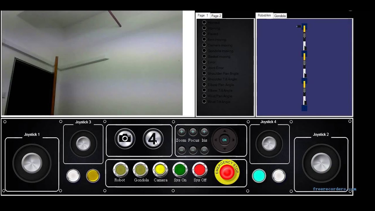 UI with 3D modelling and Virtual Joystick and Control Panel - YouTube