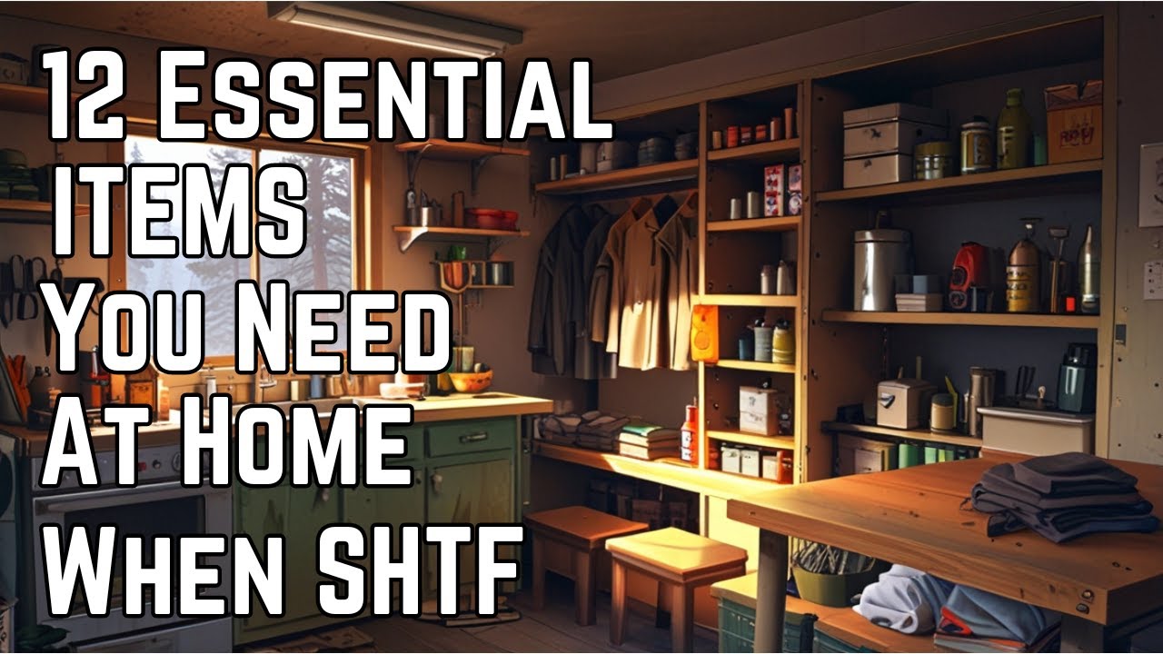 12 Must-Have SHTF Survival Items for Your Home! - YouTube