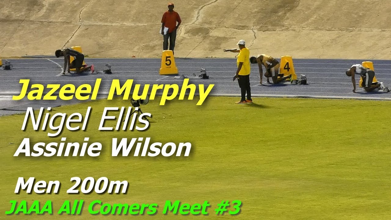 Jazeel Murphy | Nigel Ellis | Assinie Wilson | MEN 200m | All Comers ...