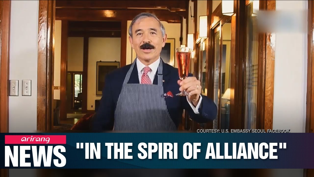 U.S. Ambassador makes unique cocktails with Korean drinks to choose ...