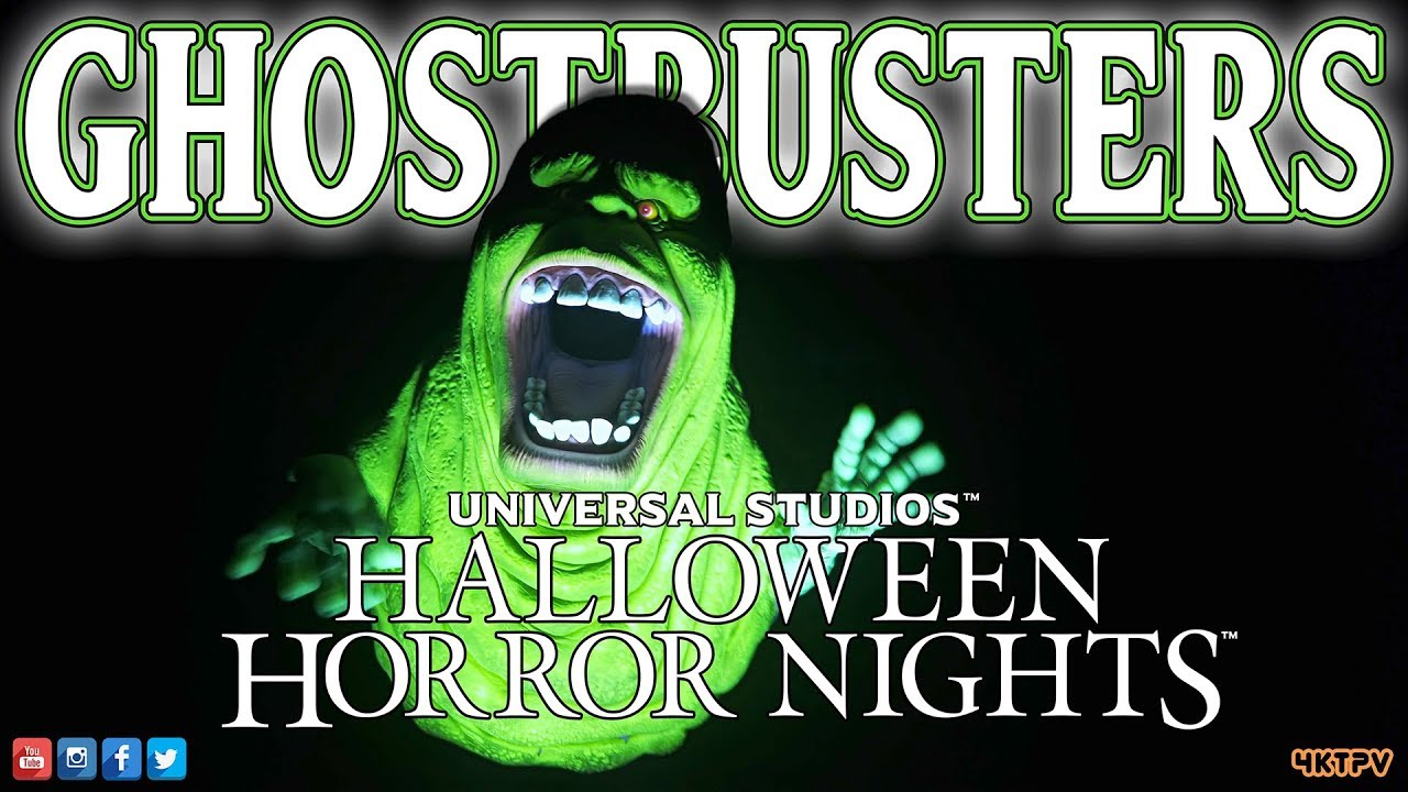 Universal Studios Hollywood - Ghostbusters - Halloween Horror Nights ...