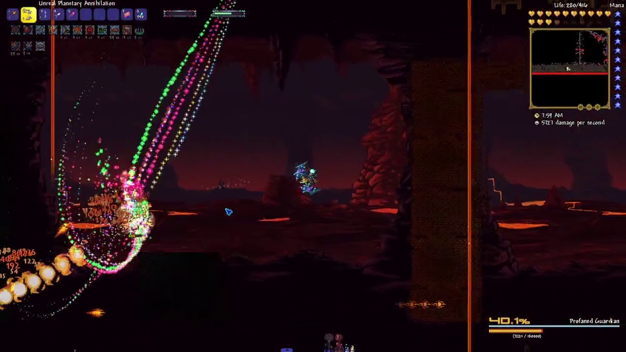 Calamity mod 1.4.5.7 Death Defiled no-hit Series: Profaned Guardians ...