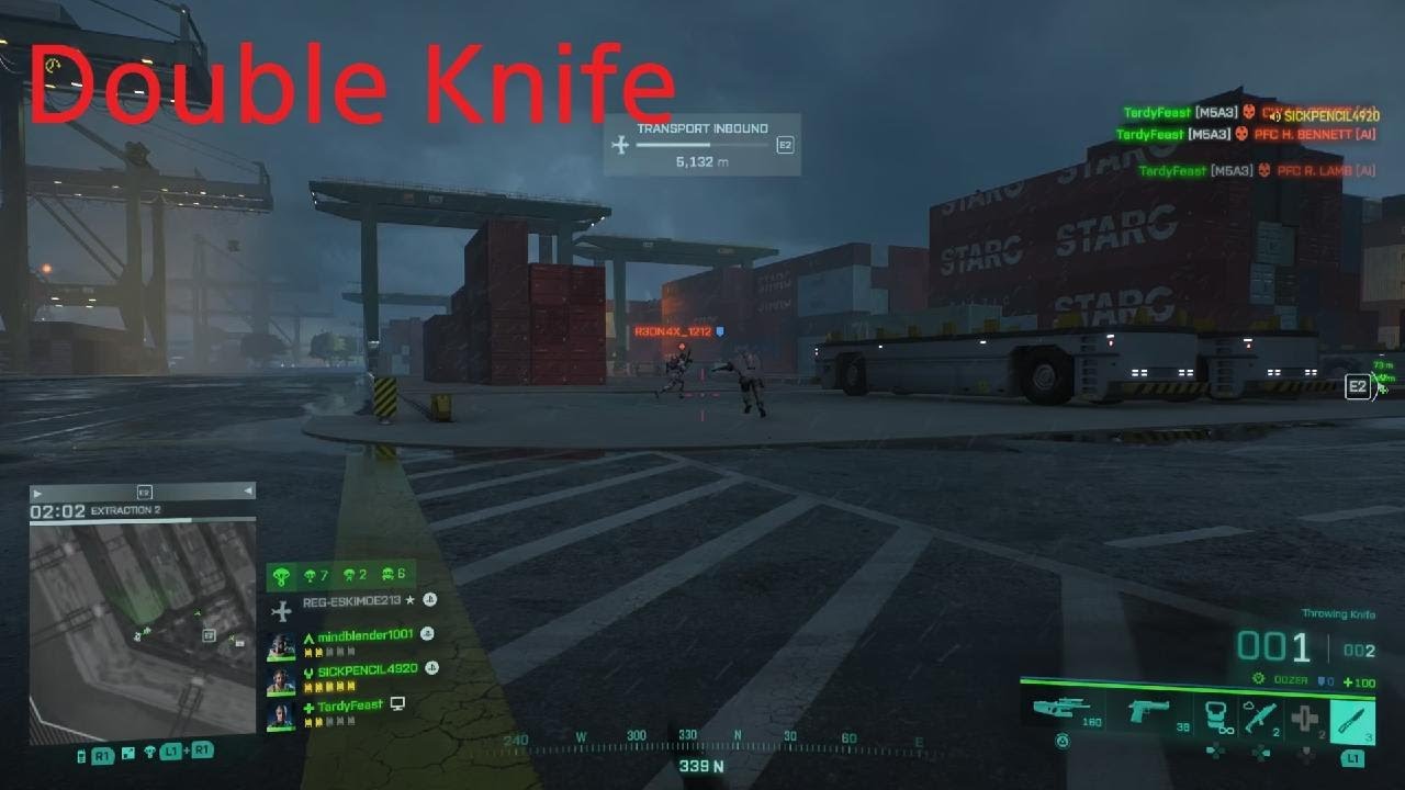Double Throwing Knife - YouTube