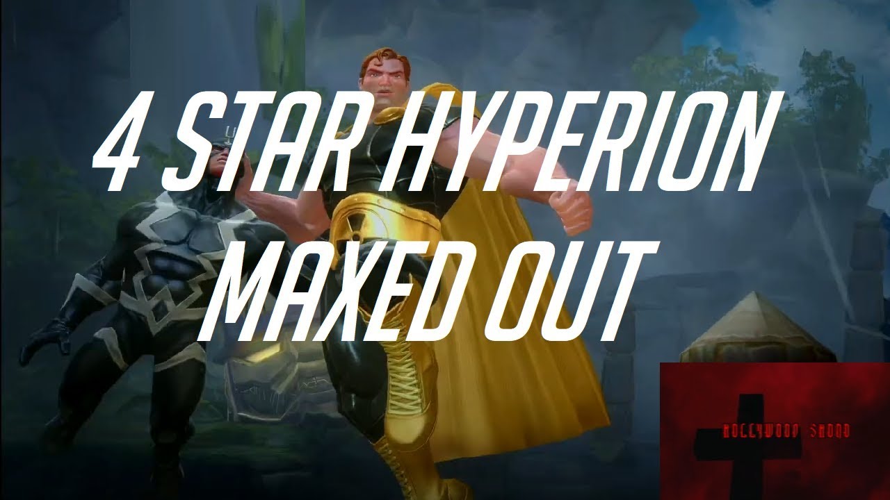 Marvel Contest of Champions - 4 Star Hyperion Maxed Out - YouTube