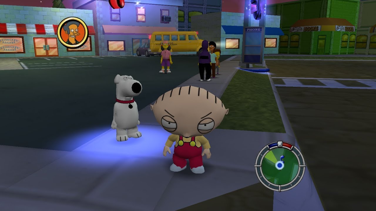 FAMILY GUY MOD pt 2 -The Simpsons Hit And Run - YouTube