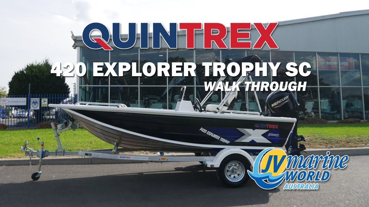 Quintrex 420 Explorer Trophy SC - Walk Through Video - YouTube