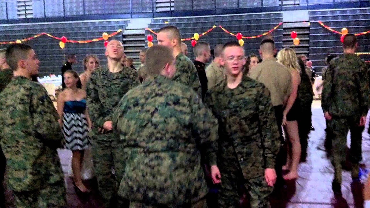 Hunter Dancing at Marine Corps Ball - YouTube