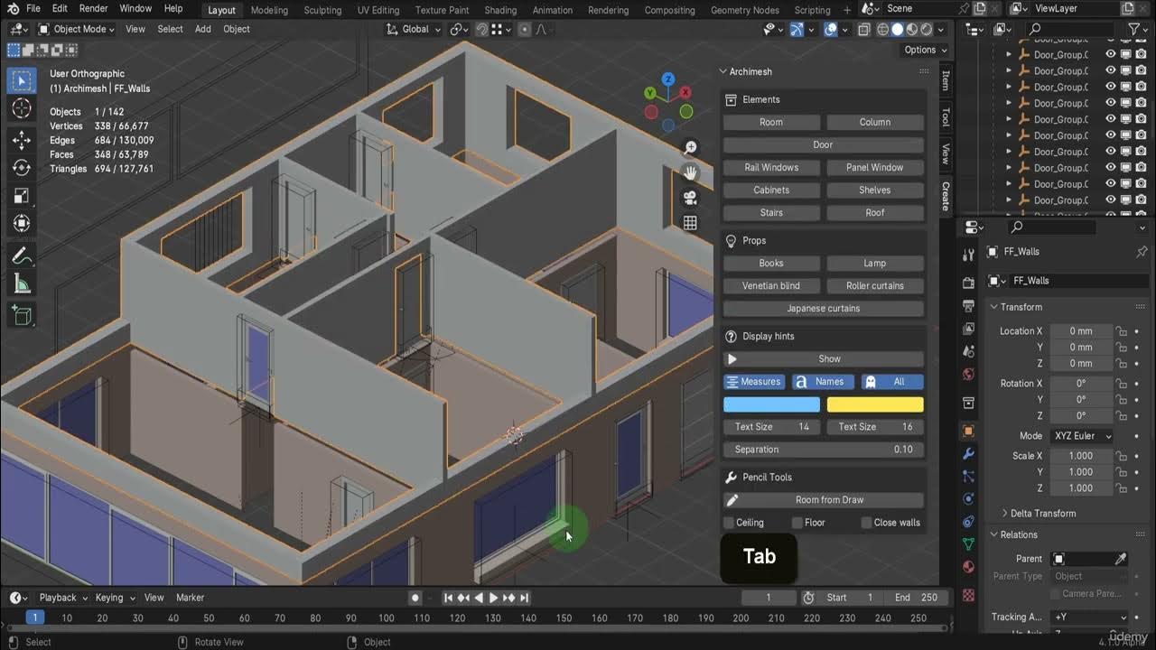 56 Adding Windows from Archimesh - YouTube