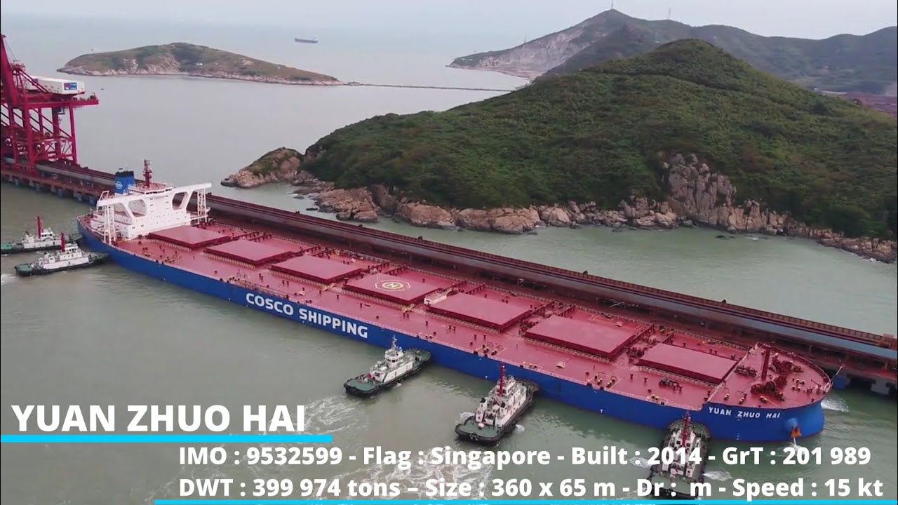 Yuan Zhou Hai - ore carrier chinamax size - YouTube