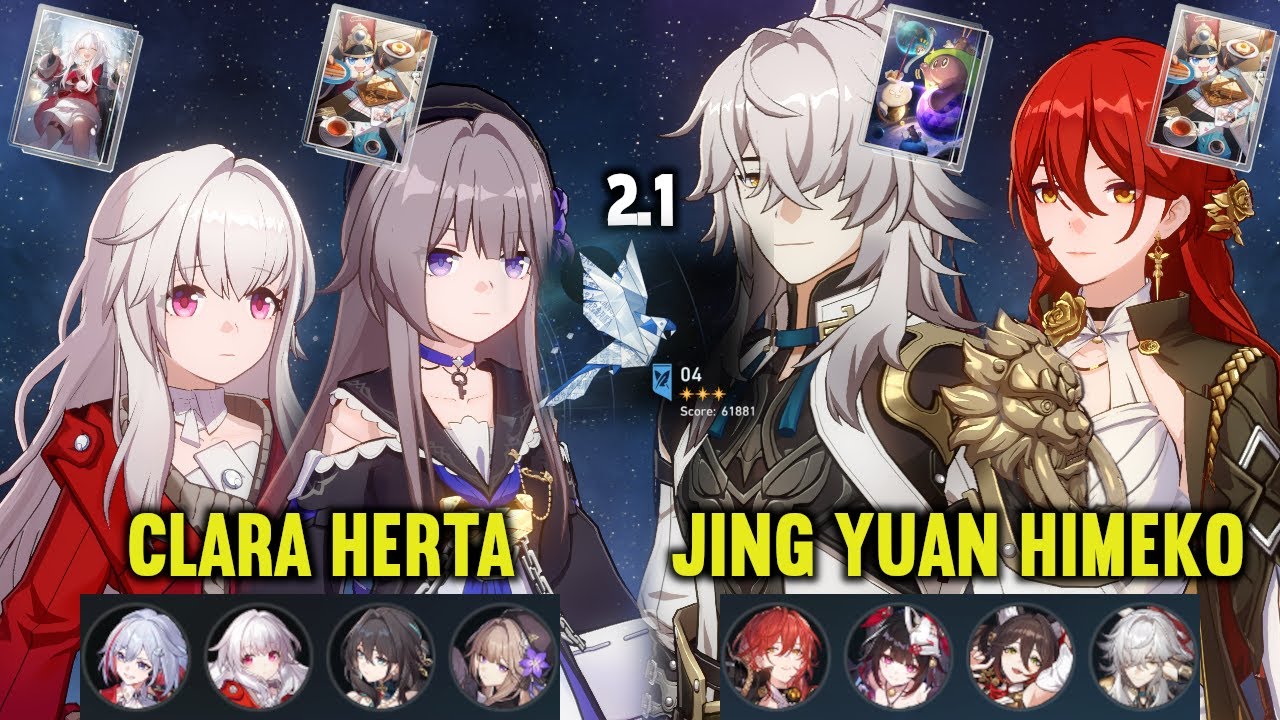 (F2P) E2 CLARA E6 HERTA & E0 JING YUAN E1 HIMEKO | 2.1 Pure Fiction ...